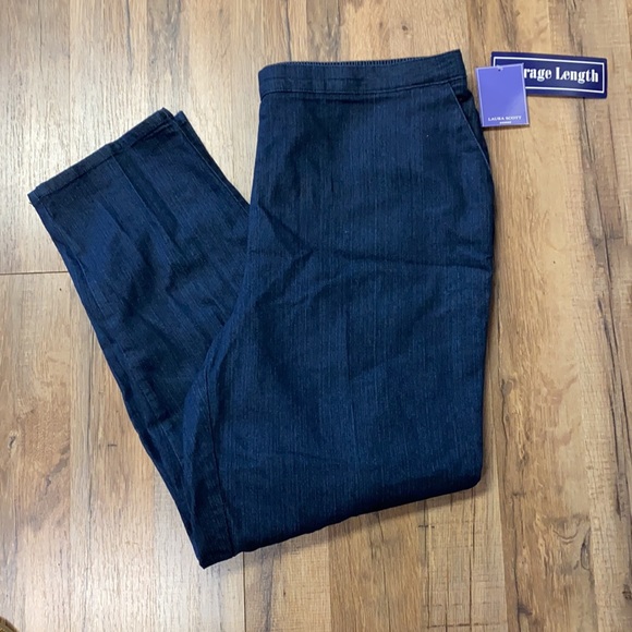 Laura Scott | Jeans | Laura Scott Plus Denim Pull On Pant Indigo Nwt ...